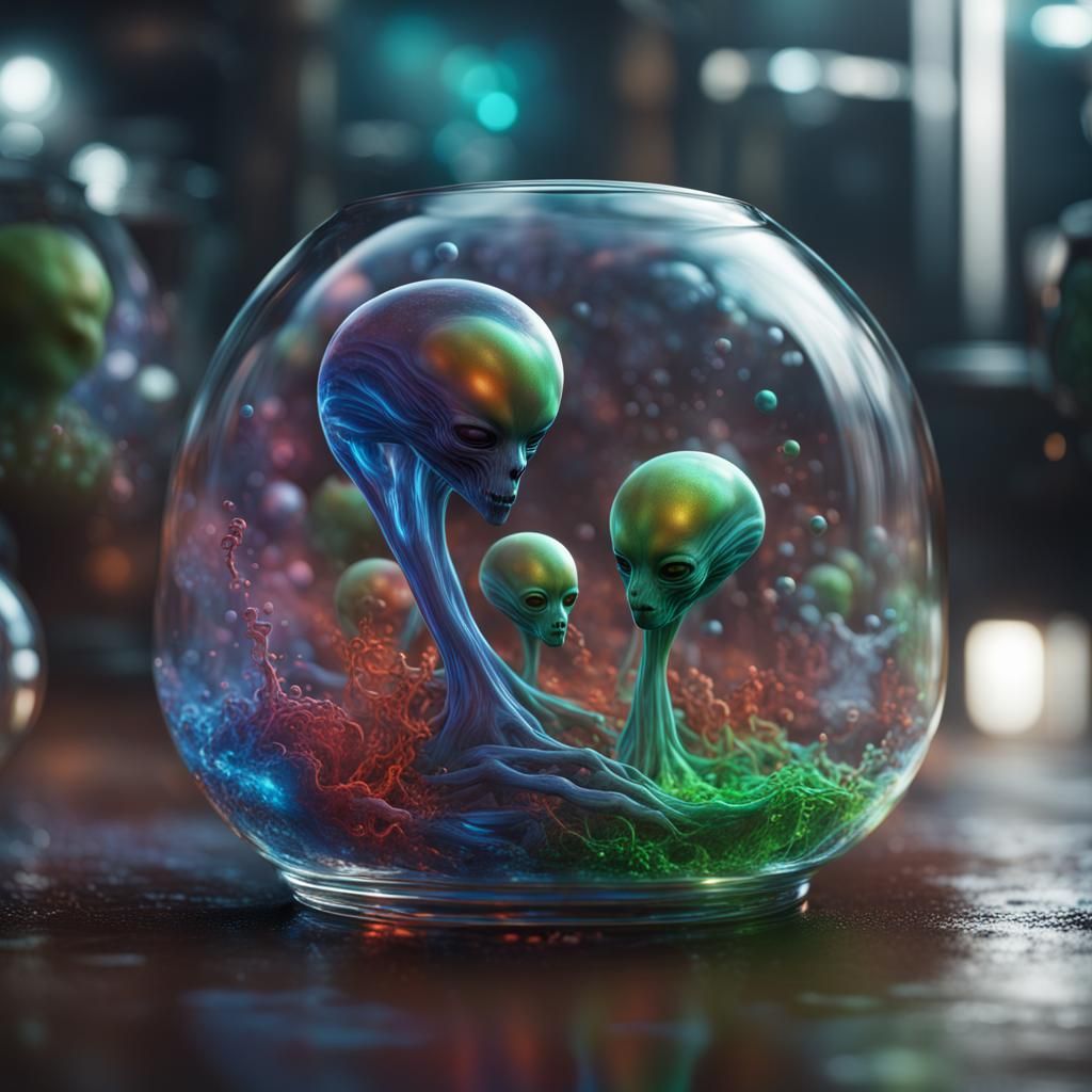 Alien Flora - AI Generated Artwork - NightCafe Creator