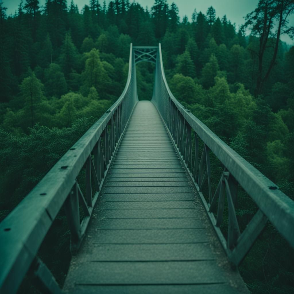Spooky Bridge - AI Generated Artwork - NightCafe Creator