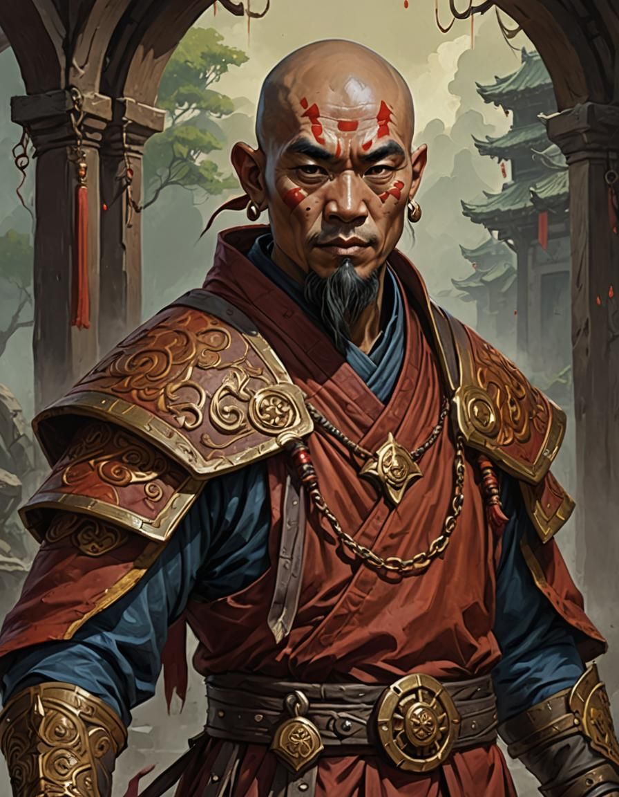 Monk for RPG - AI Generated Artwork - NightCafe Creator