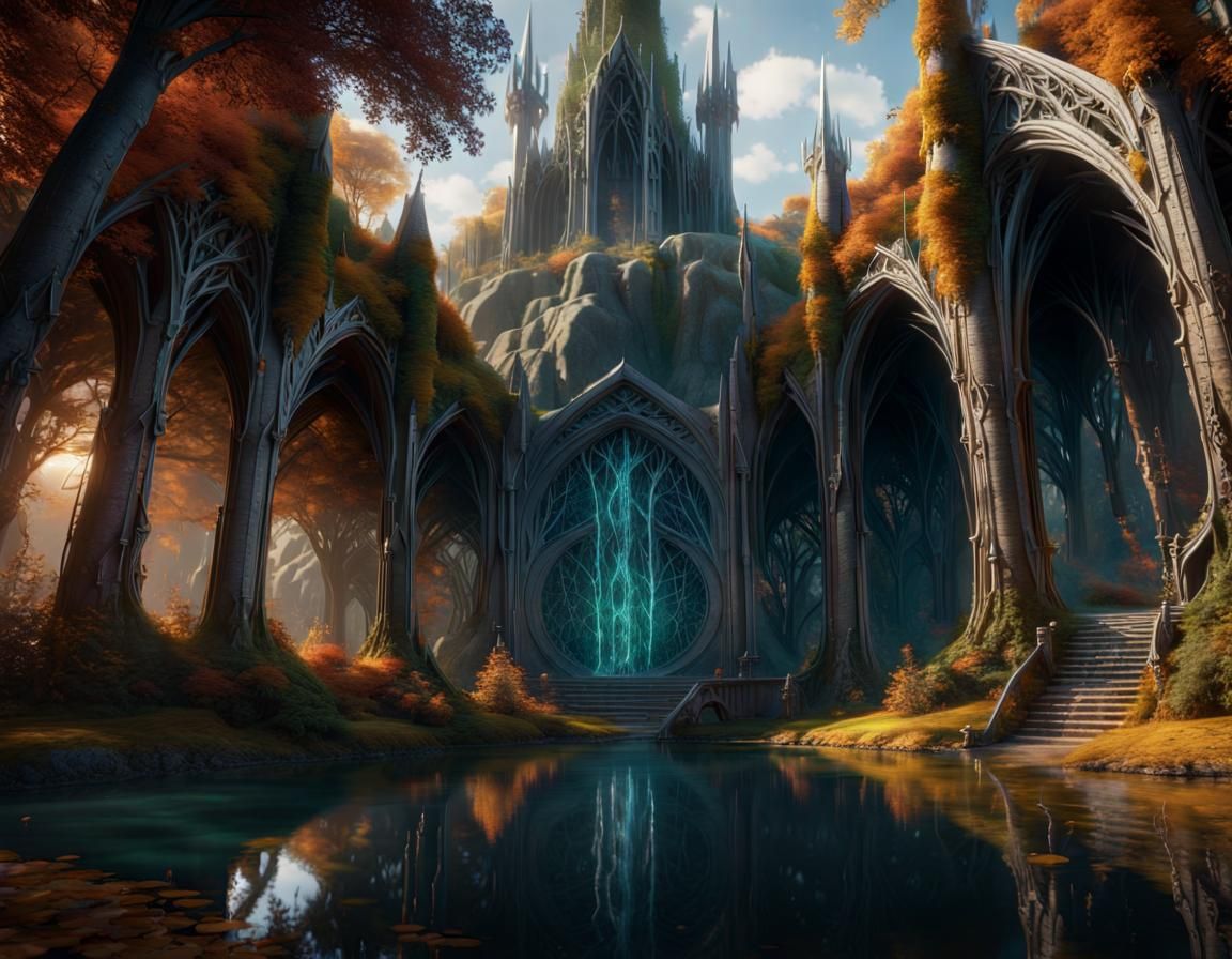 Lothlorien! - AI Generated Artwork - NightCafe Creator