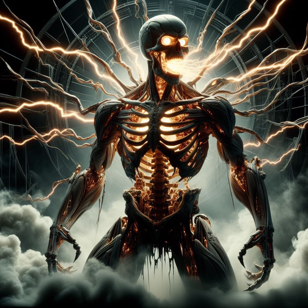 Powerful Skeleton - AI Generated Artwork - NightCafe Creator