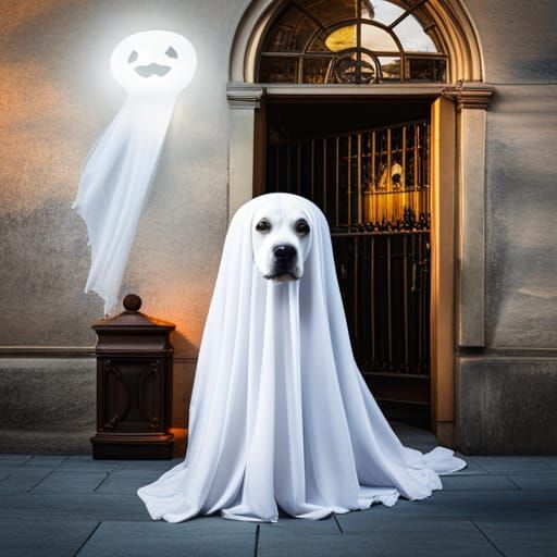 A Ghost - AI Generated Artwork - NightCafe Creator
