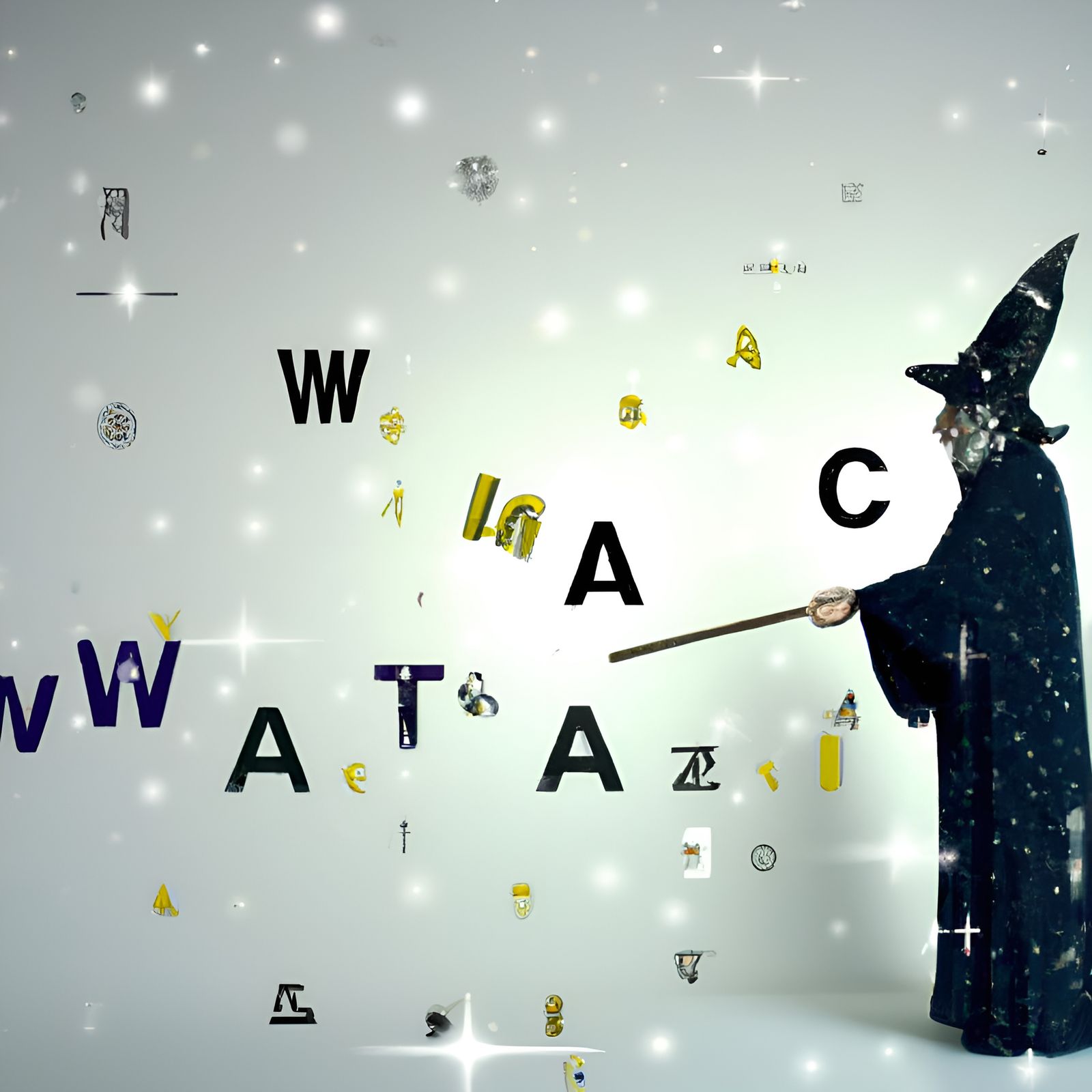 Word wizard. - AI Generated Artwork - NightCafe Creator