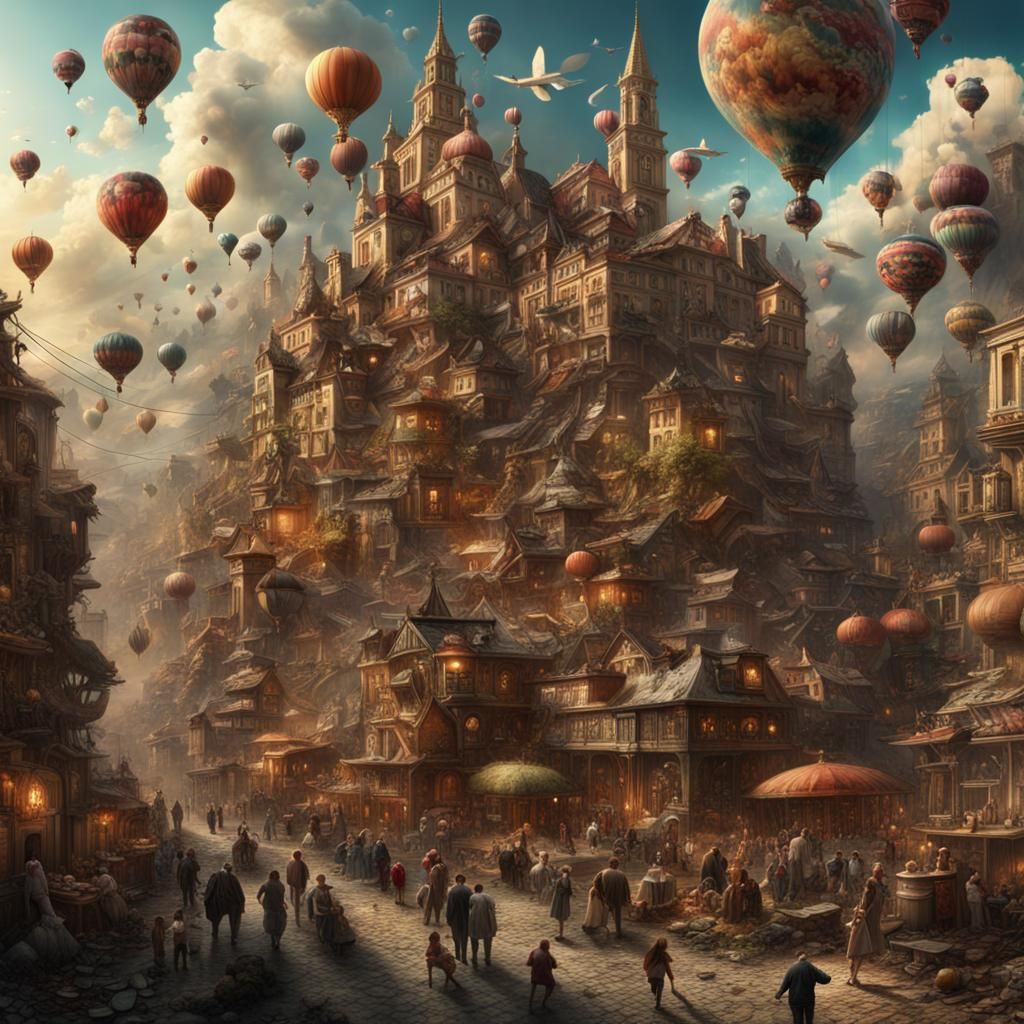 Fantasy world - AI Generated Artwork - NightCafe Creator