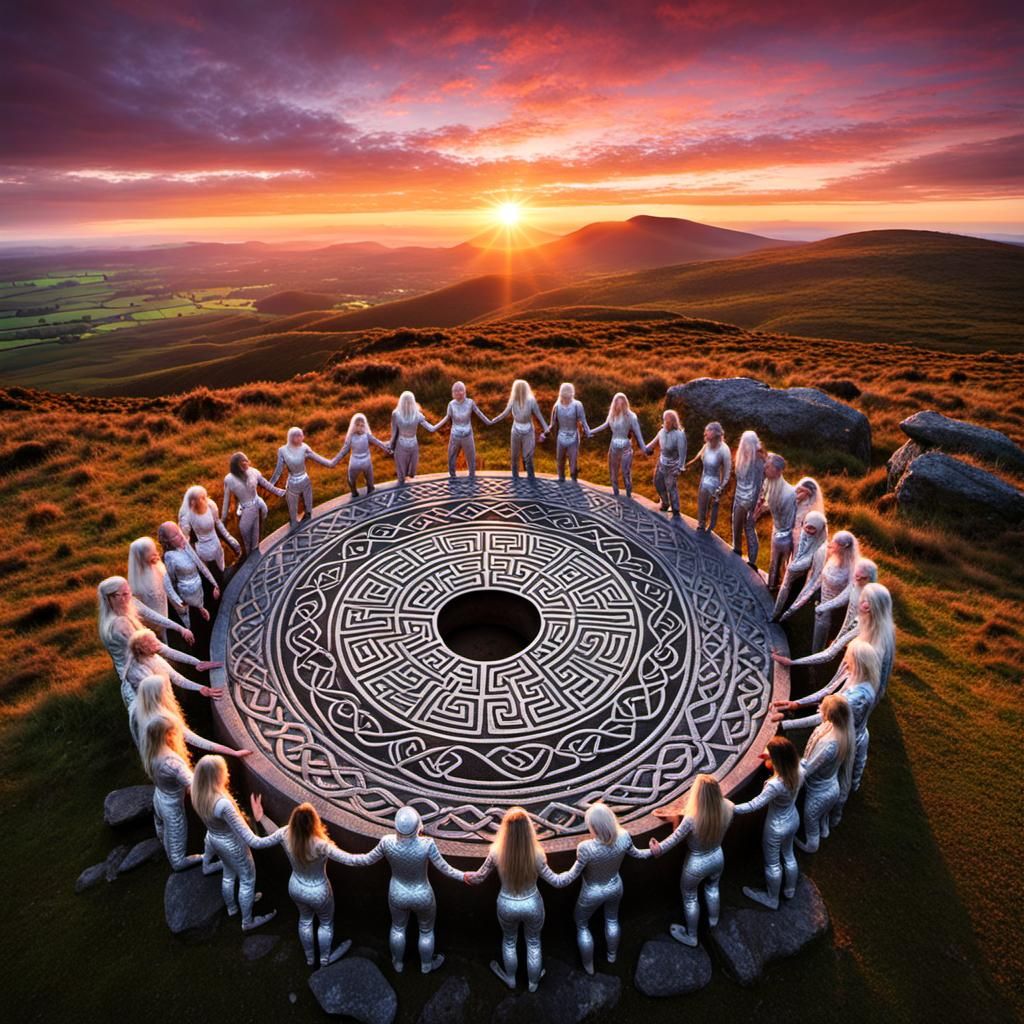 Celtic Council - AI Generated Artwork - NightCafe Creator