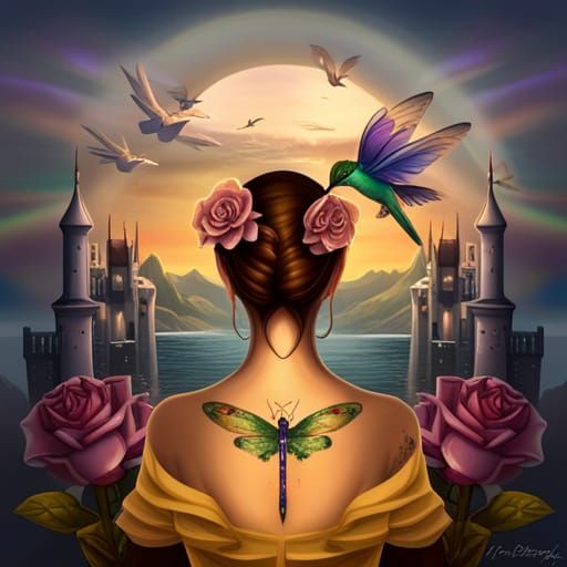 Queen fairies and their castles - AI Generated Artwork - NightCafe Creator