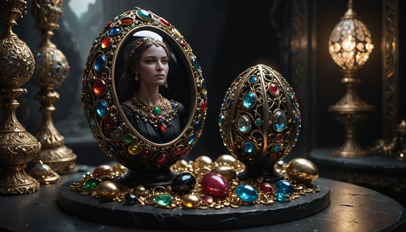 Decorated photo frame with Portrait - AI Generated Artwork - NightCafe ...