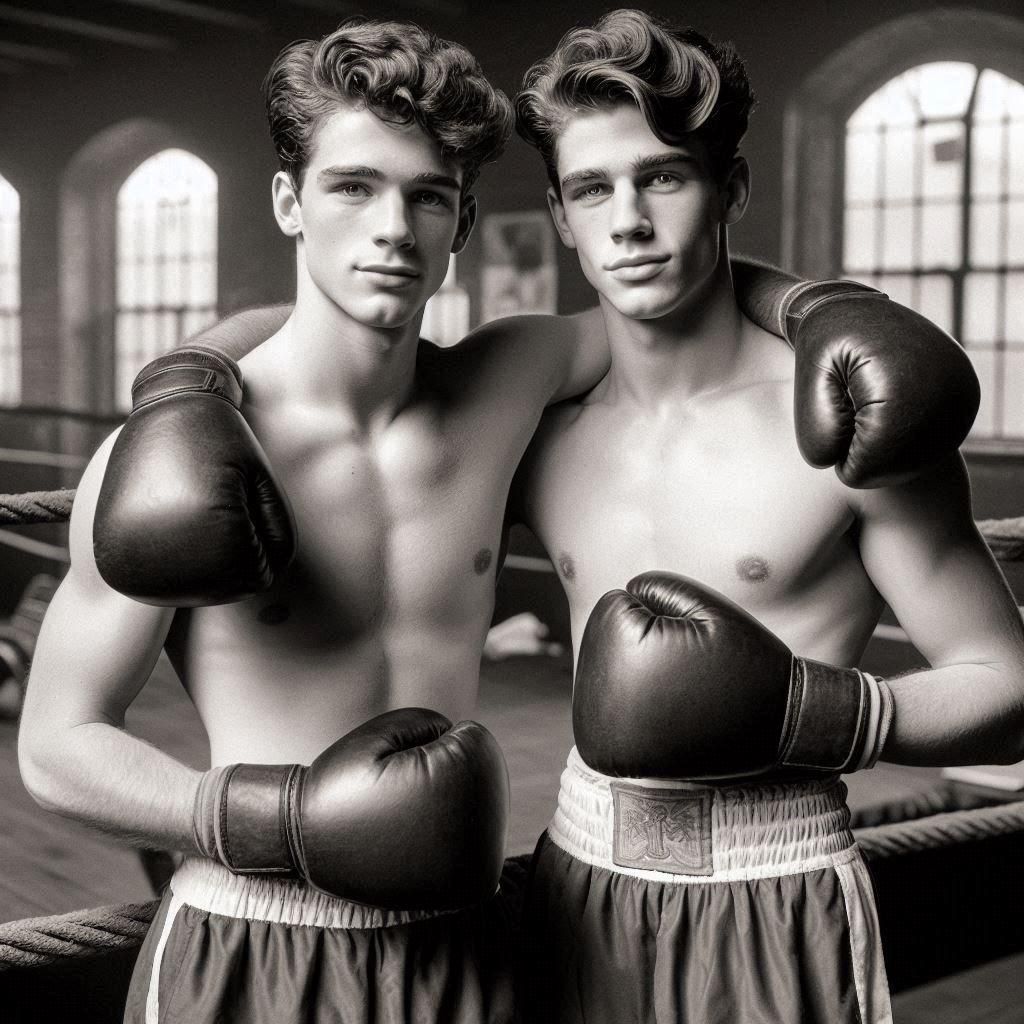 Young boxers - AI Generated Artwork - NightCafe Creator