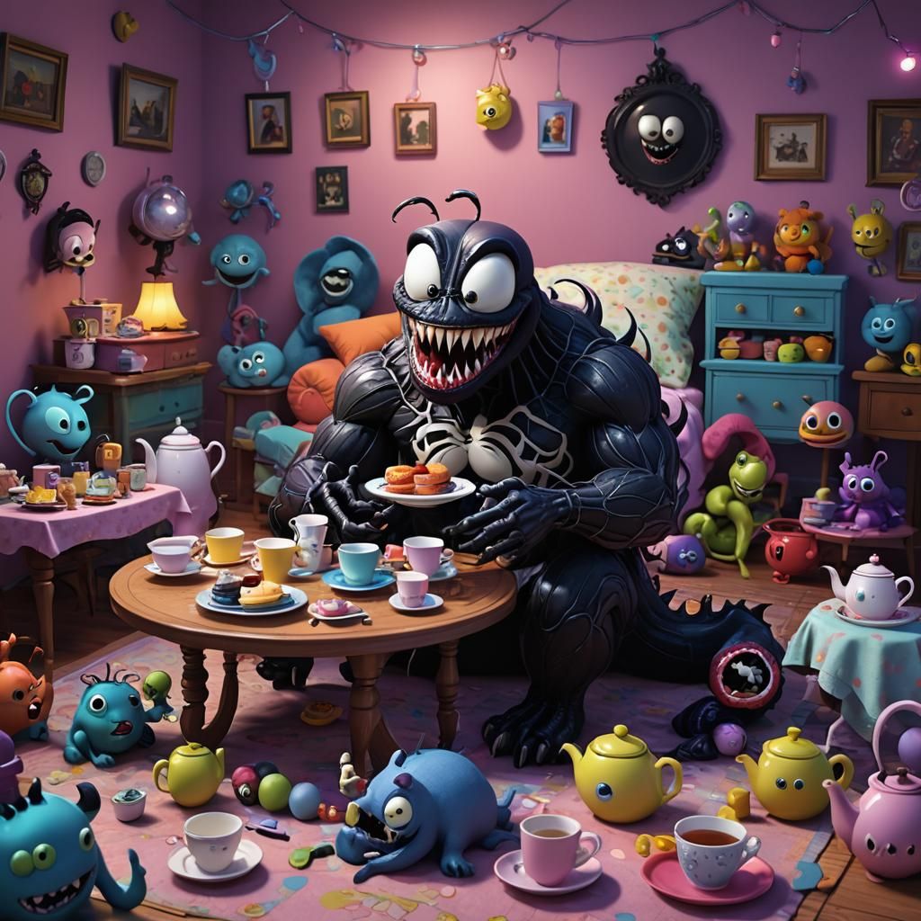 Pixars Venom - AI Generated Artwork - NightCafe Creator