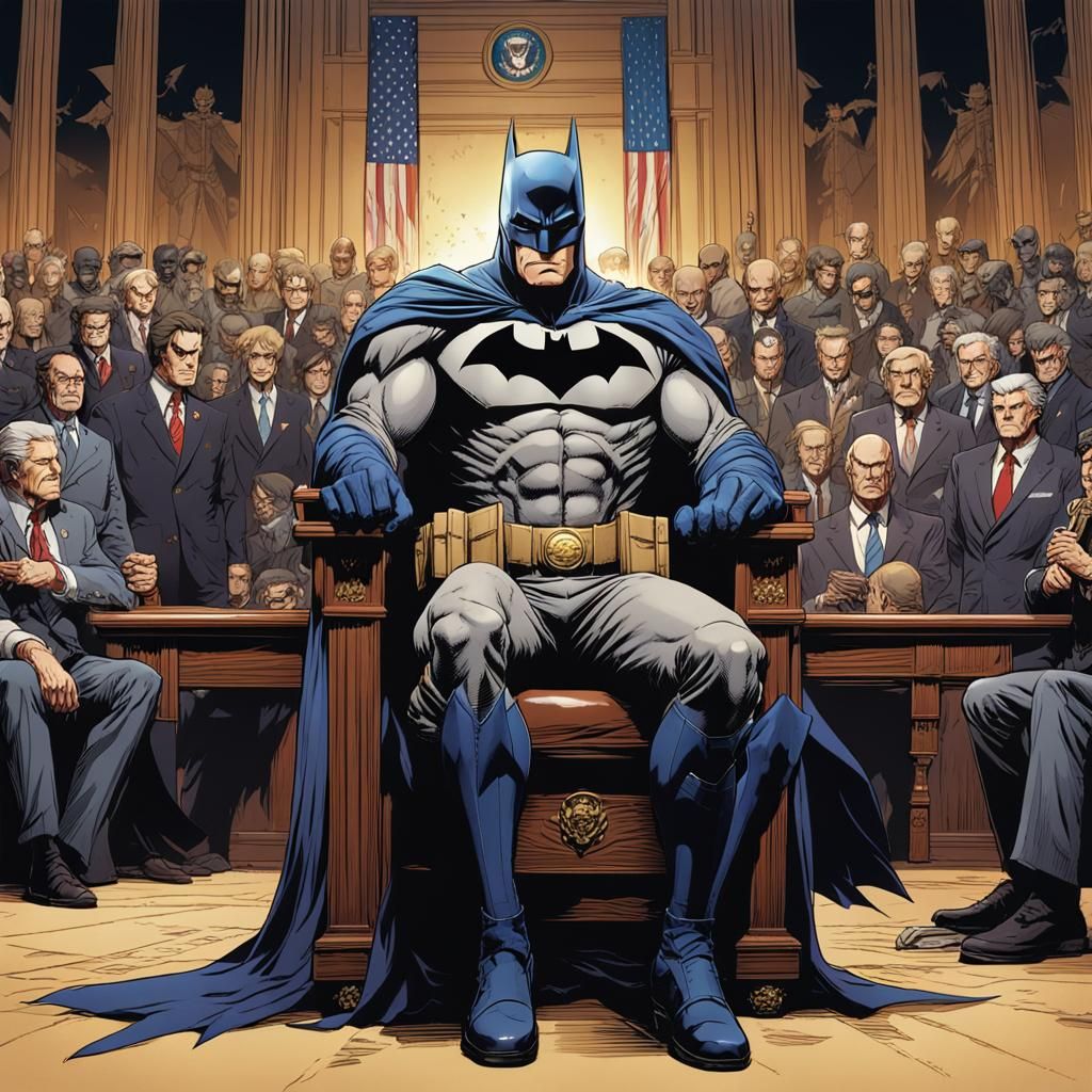 Batman remains President of the United States to strike for freedom and ...