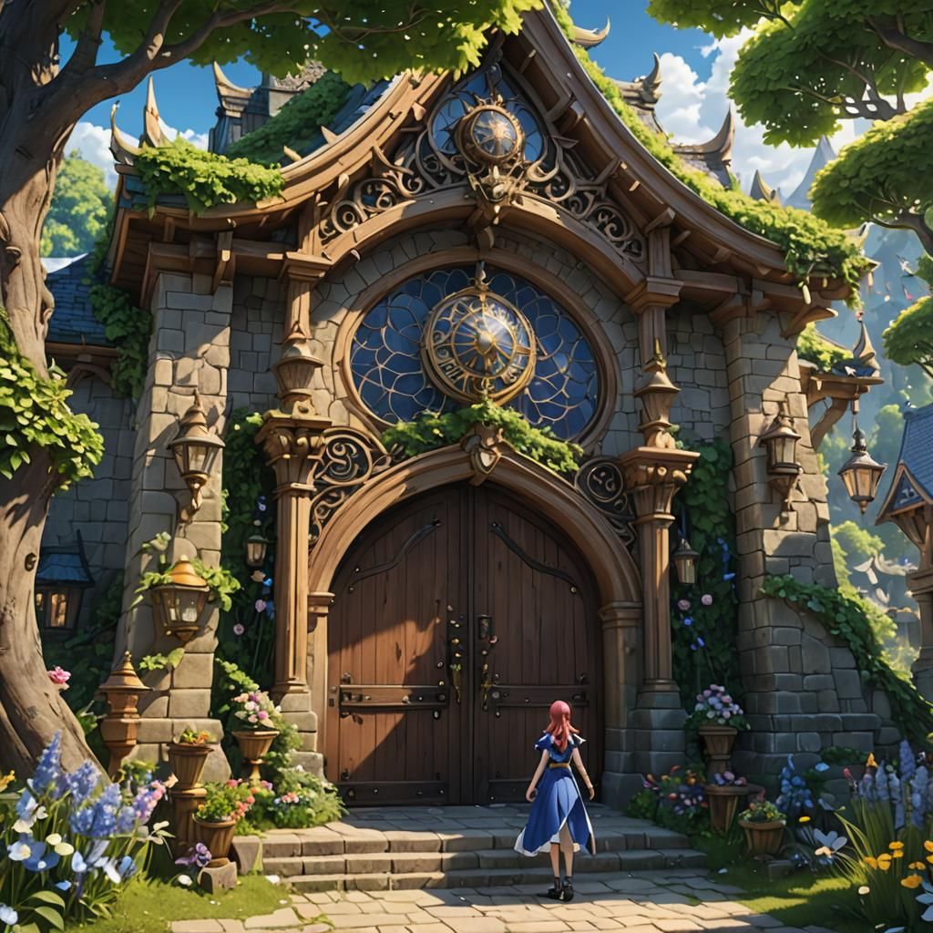 Epic Entrances to the world of fairy tale - AI Generated Artwork ...