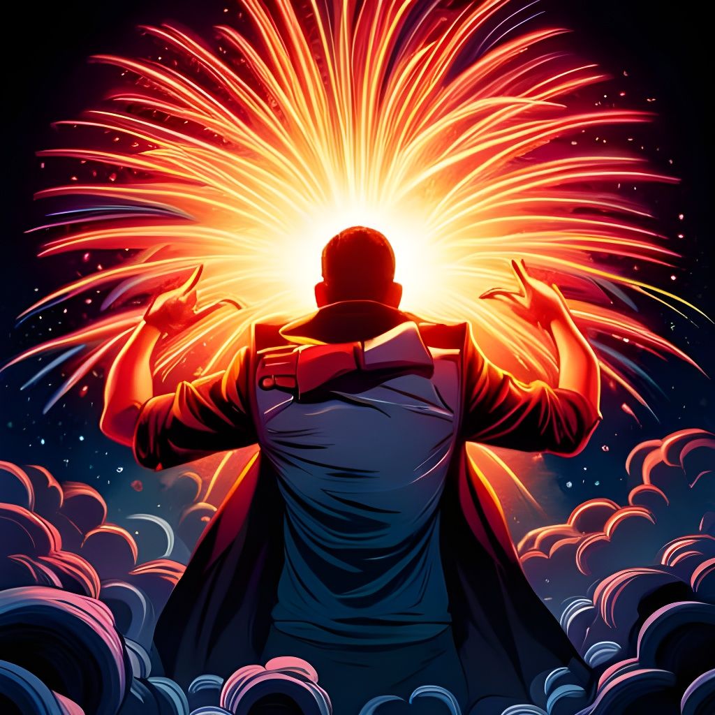 Fireworks! - AI Generated Artwork - NightCafe Creator