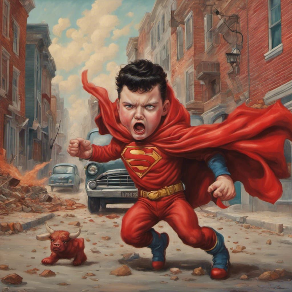 Superboy in Chicago - AI Generated Artwork - NightCafe Creator