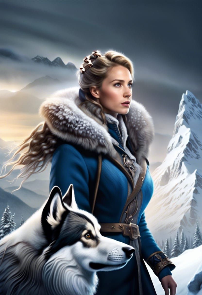 Scientist and Husky (ver.2) - AI Generated Artwork - NightCafe Creator