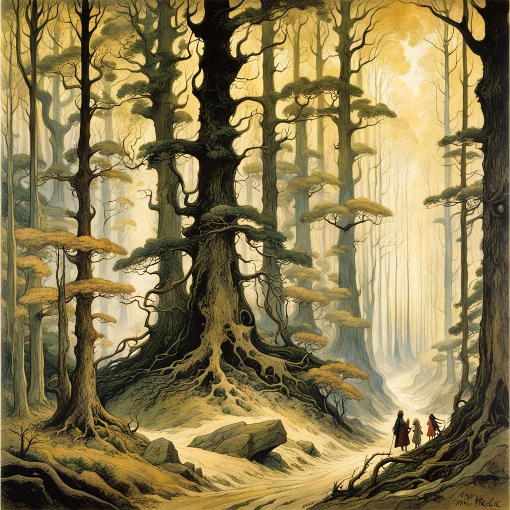 Mirkwood Forest - AI Generated Artwork - NightCafe Creator