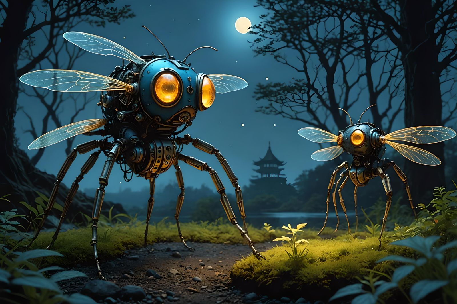 A Highly Detailed Steampunk robot Macro photography, electron ...