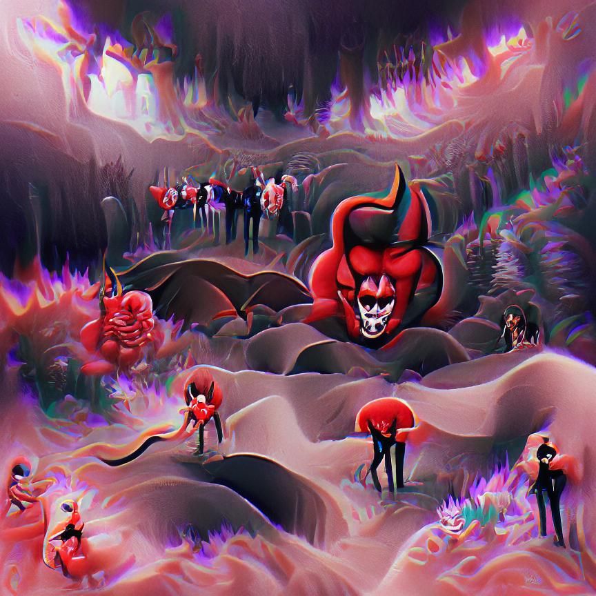 The Devil's Paradise - AI Generated Artwork - NightCafe Creator