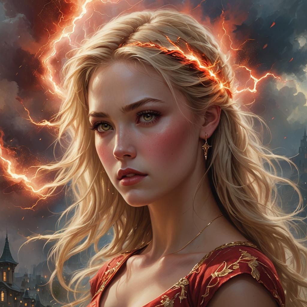 Sophie when she inflicts - AI Generated Artwork - NightCafe Creator