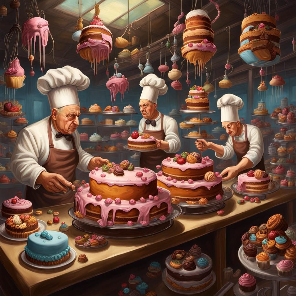 Zen ve make zeh cake - AI Generated Artwork - NightCafe Creator