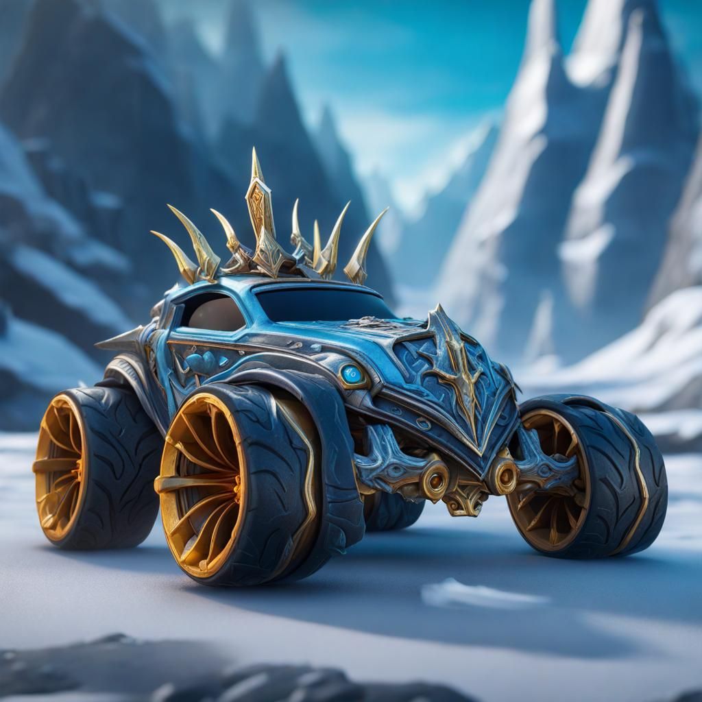 World of Warcraft Lich King inspired Hot Wheels car - AI Generated ...