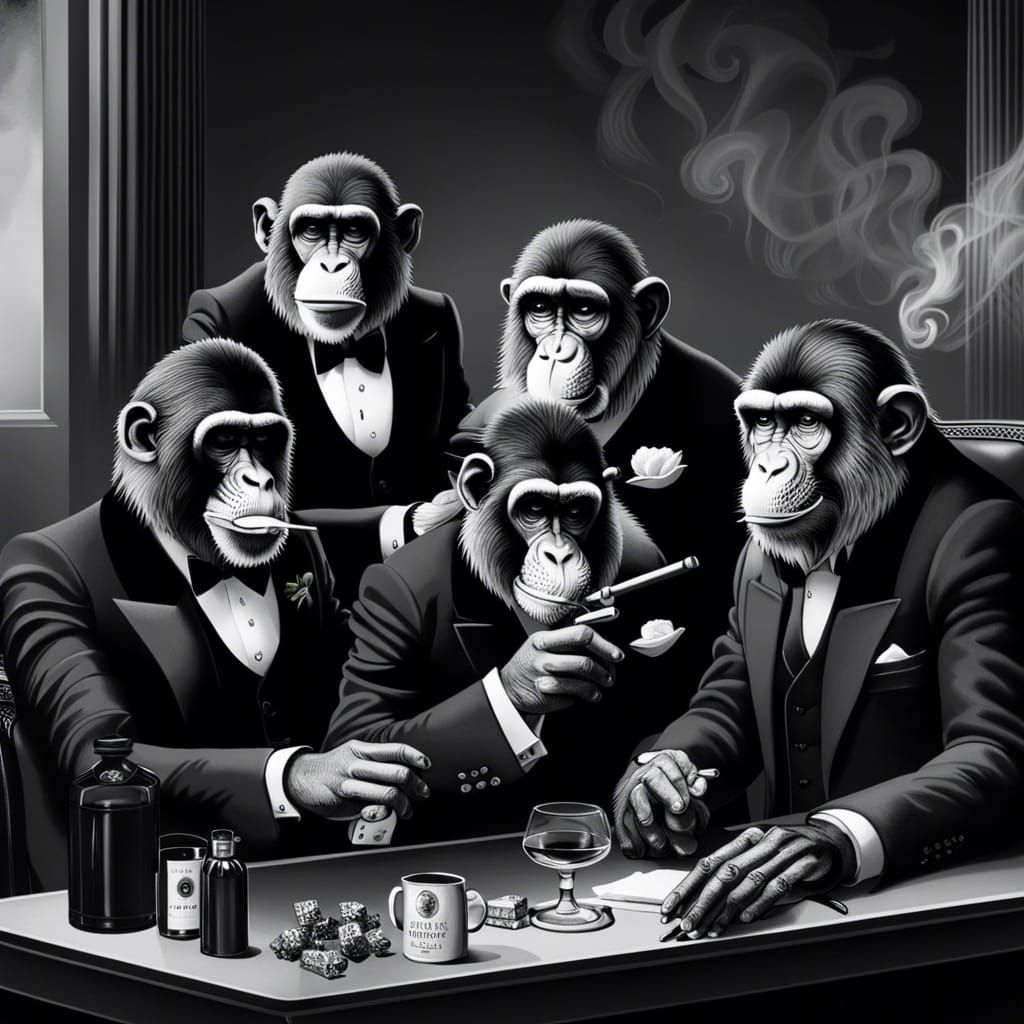 Distinguished Gentlemen - AI Generated Artwork - NightCafe Creator