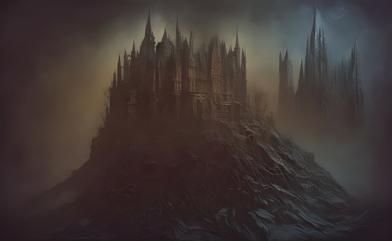 The city of spires in perpetual night. Lovecraftian Nihilism. Eldritch ...