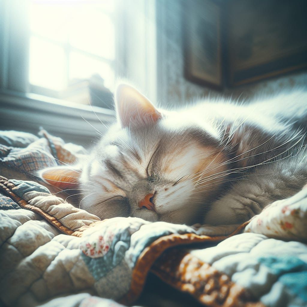 Cat Nap - AI Generated Artwork - NightCafe Creator