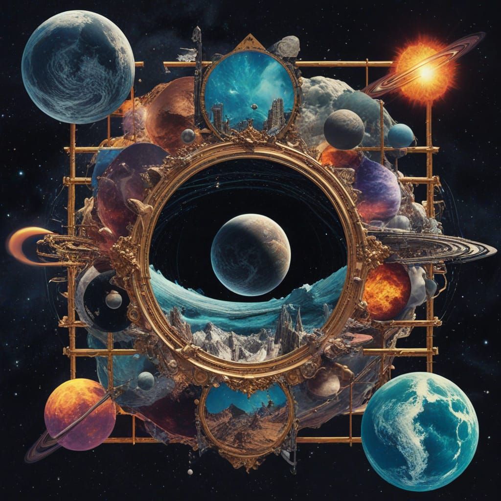 Cosmic Collage of the Multiverse - Cosmic Collage of the Mul...