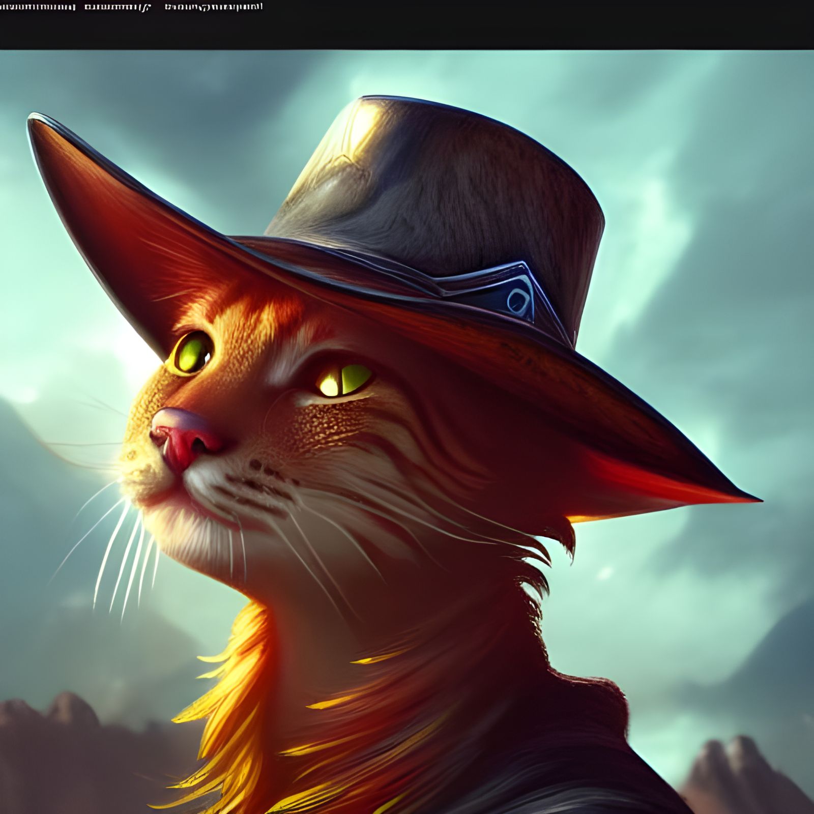 cat with cowboy hat - cat with cowboy hat