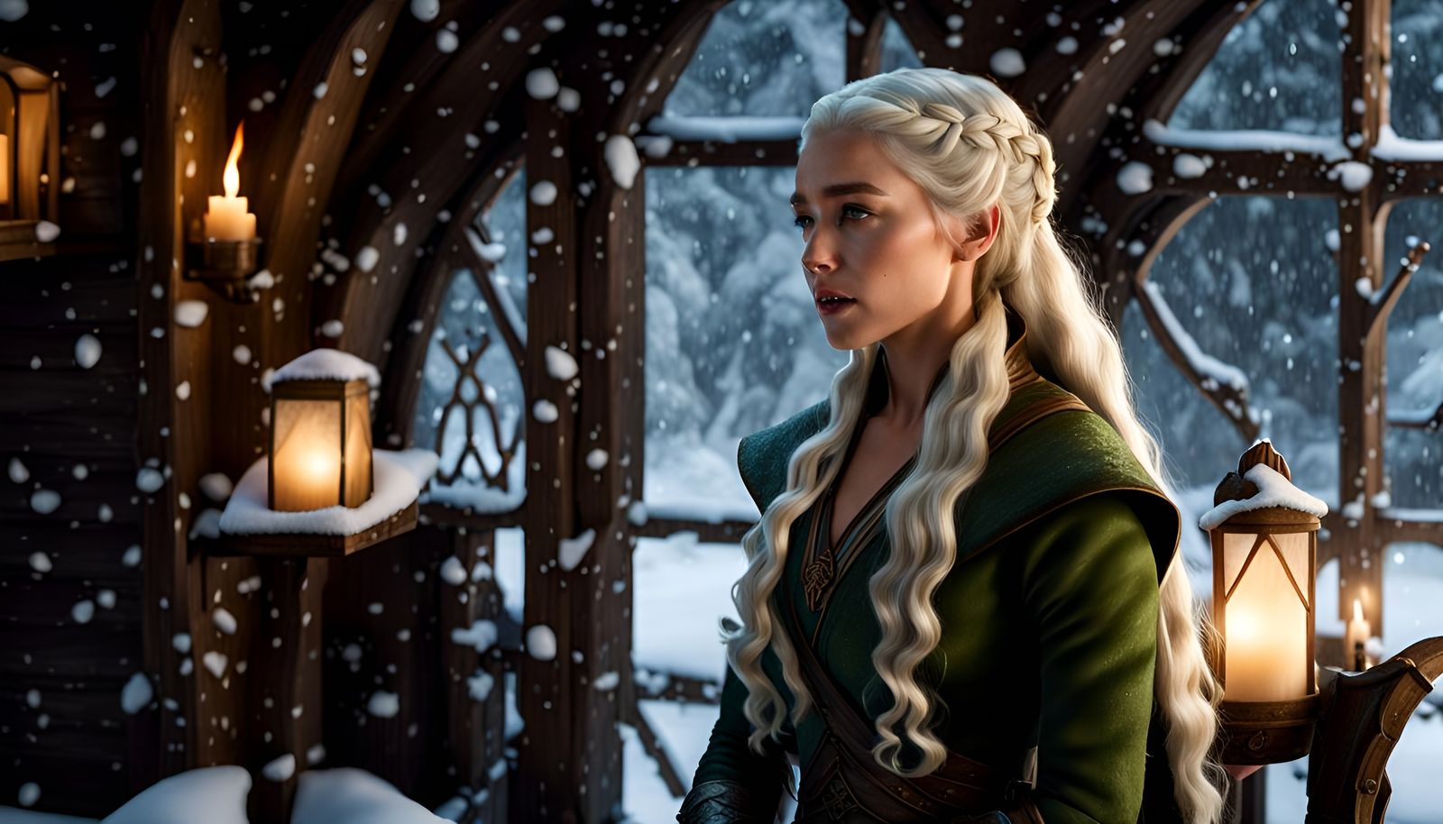 Daenerys Targaryen as a Elf - AI Generated Artwork - NightCafe Creator