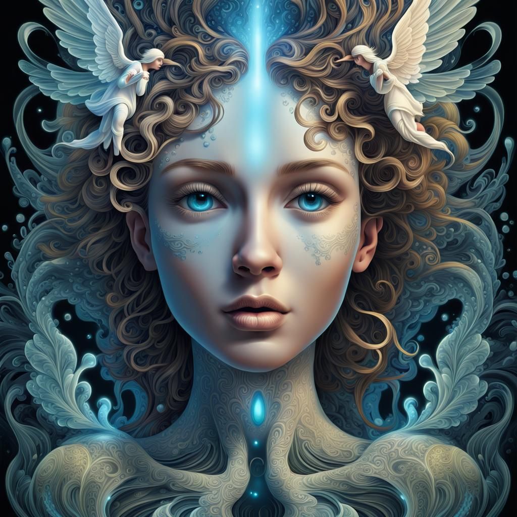 The Ancient Wisdom Lady. - AI Generated Artwork - NightCafe Creator