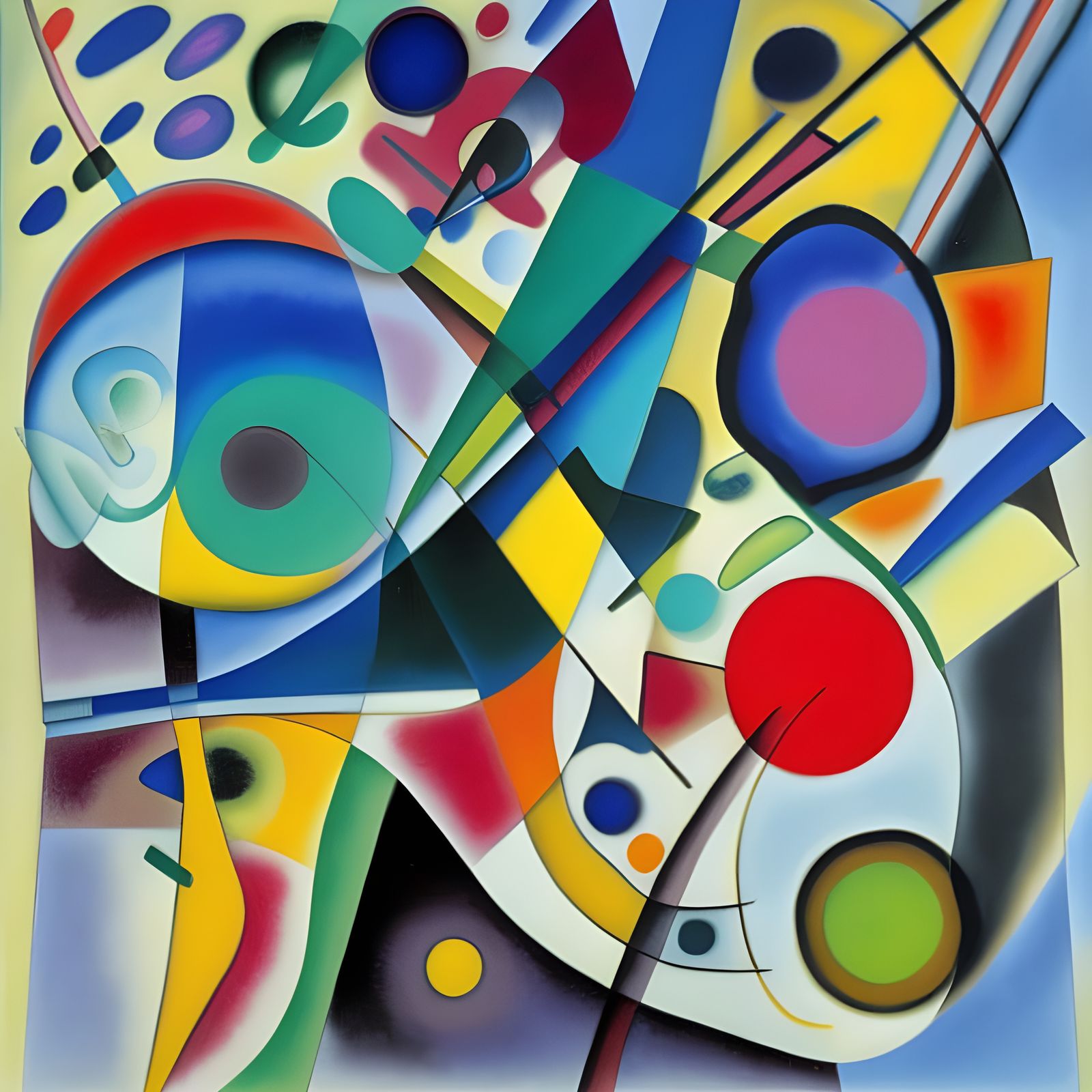 Daily records by Kandinsky - AI Generated Artwork - NightCafe Creator