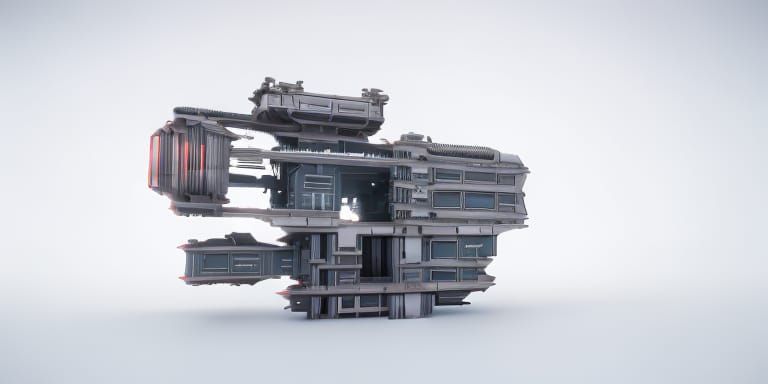 intricate mech details, ground level shot, 8K resolution, Cinema 4D ...