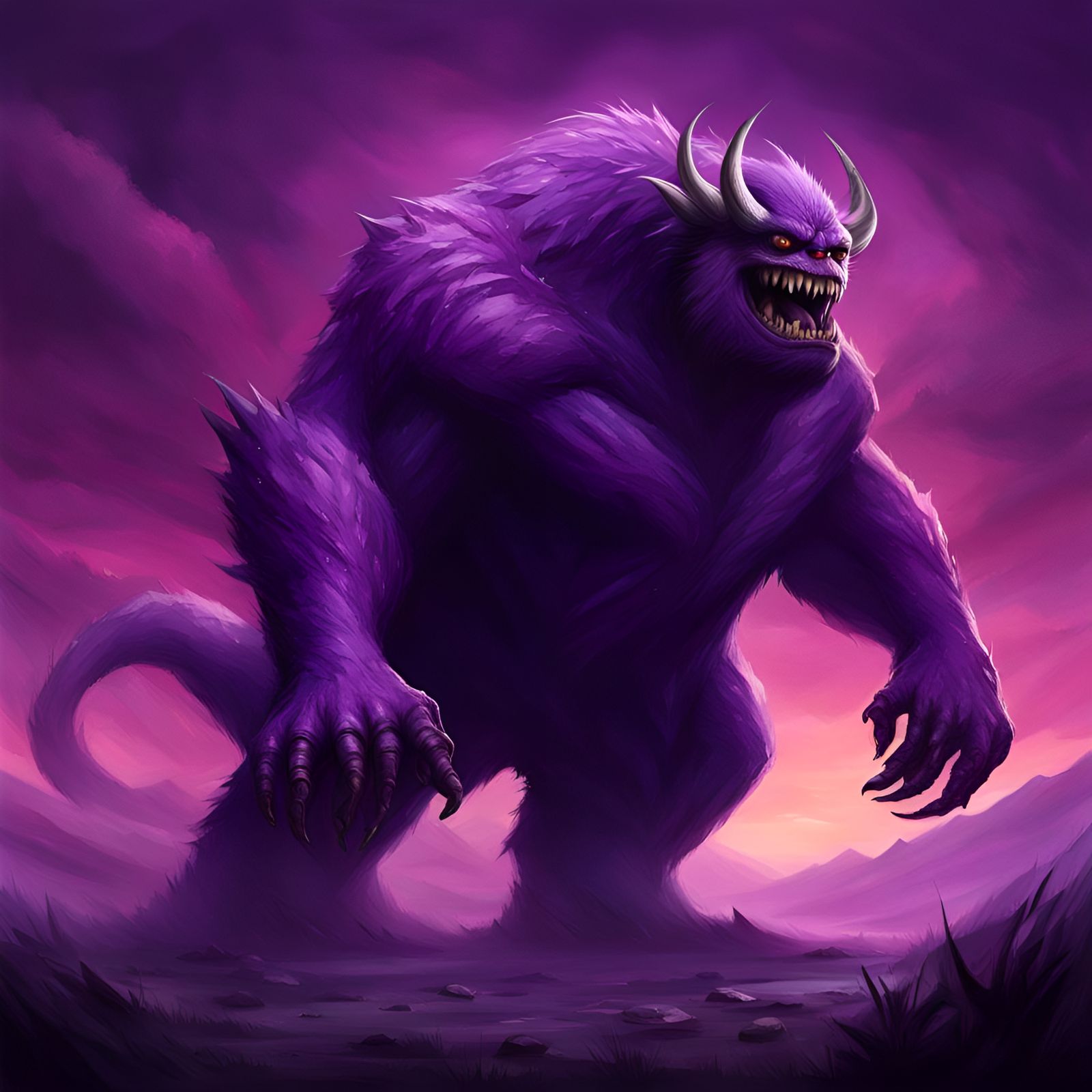 Huge Monster Ai Generated Artwork Nightcafe Creator