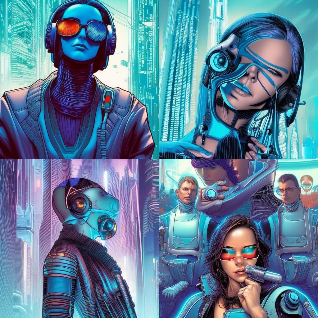 Optimistic cyberpunk - AI Generated Artwork - NightCafe Creator