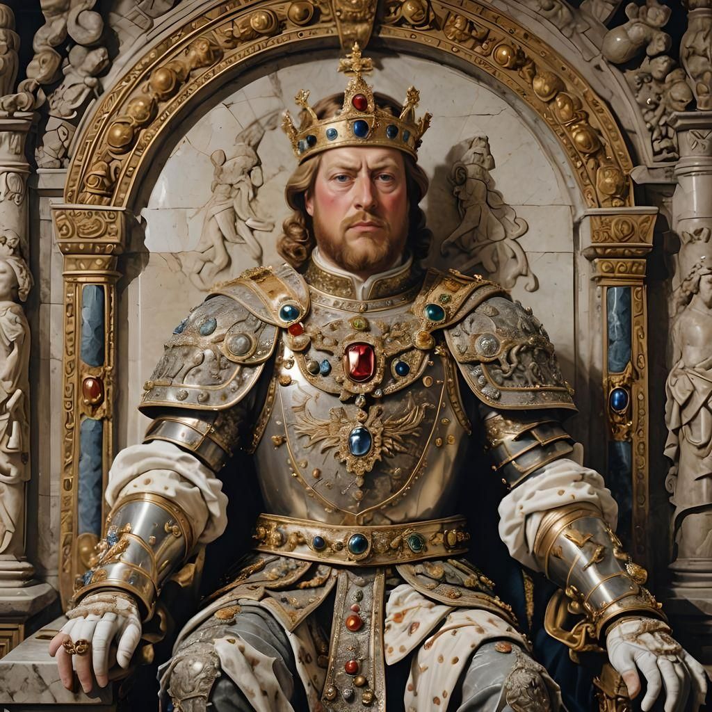 Emperor Maximilian II in his carpal tunnel gloves. - AI Generated ...