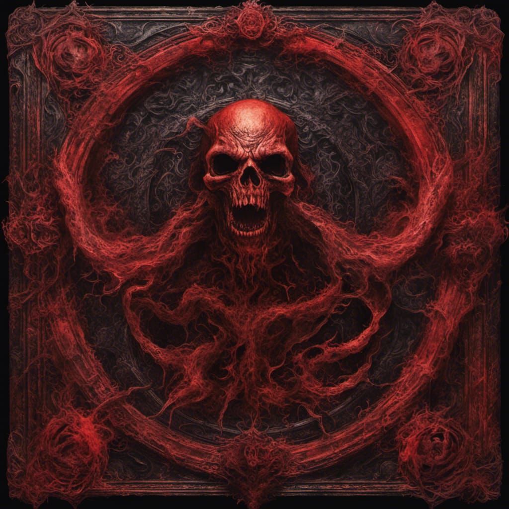 The dead hate satanic evil demon Mammon red mist Gates of Hell horror ...