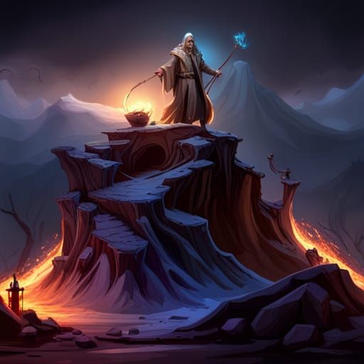 Wizard man, Go. - AI Generated Artwork - NightCafe Creator