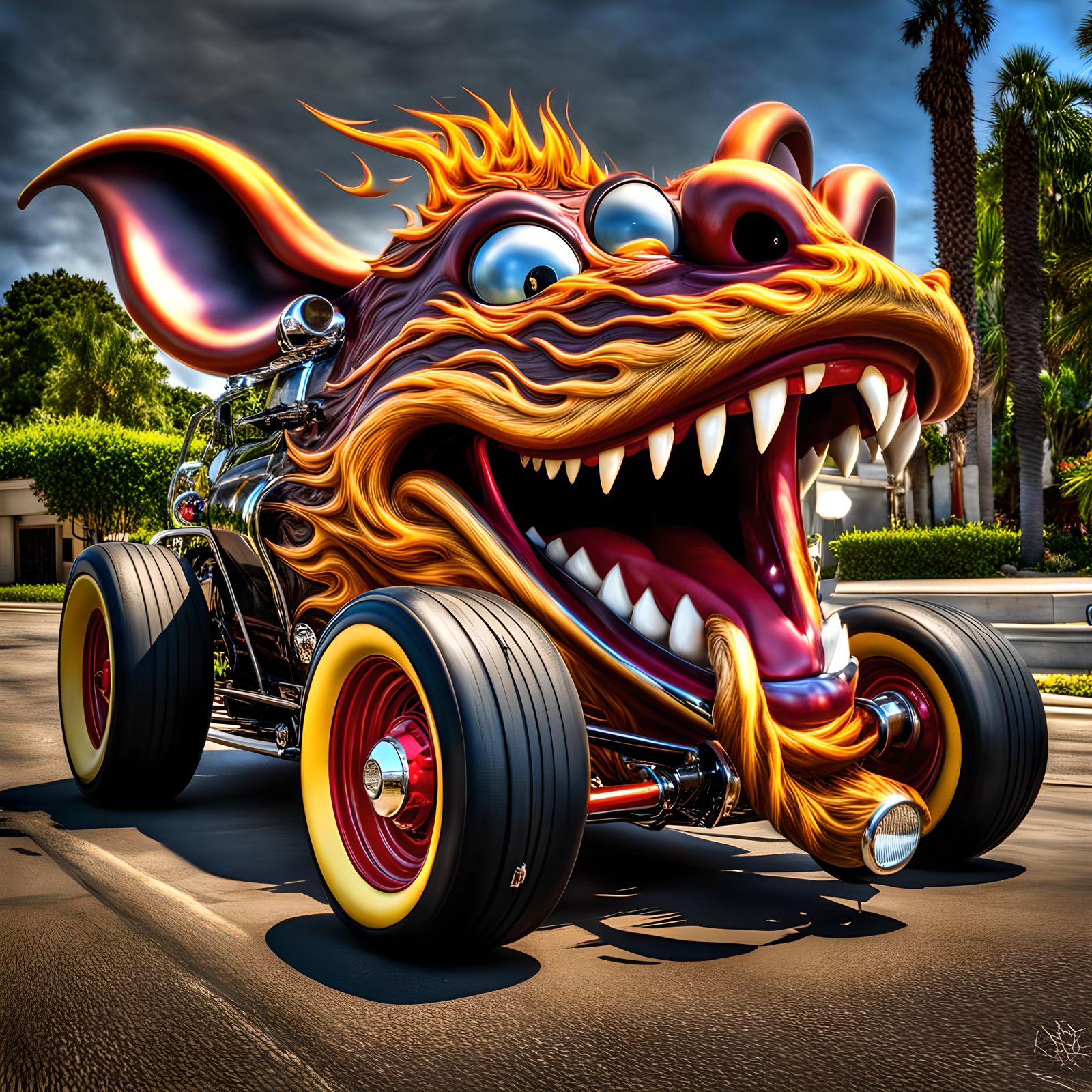 Let's Ride Dawg - AI Generated Artwork - NightCafe Creator
