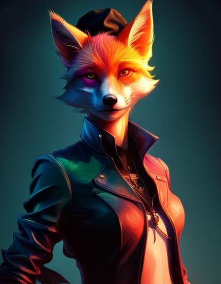 Fox lady - AI Generated Artwork - NightCafe Creator