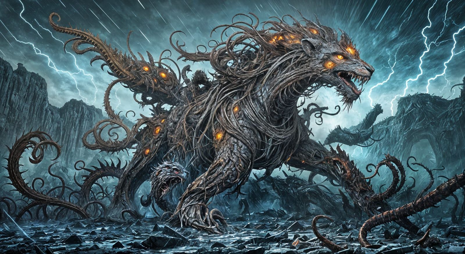 Surreal Apocalypse Collides in a Psychedelic Explo... - AI Art