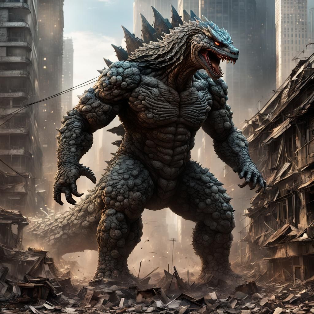 godzilla - AI Generated Artwork - NightCafe Creator