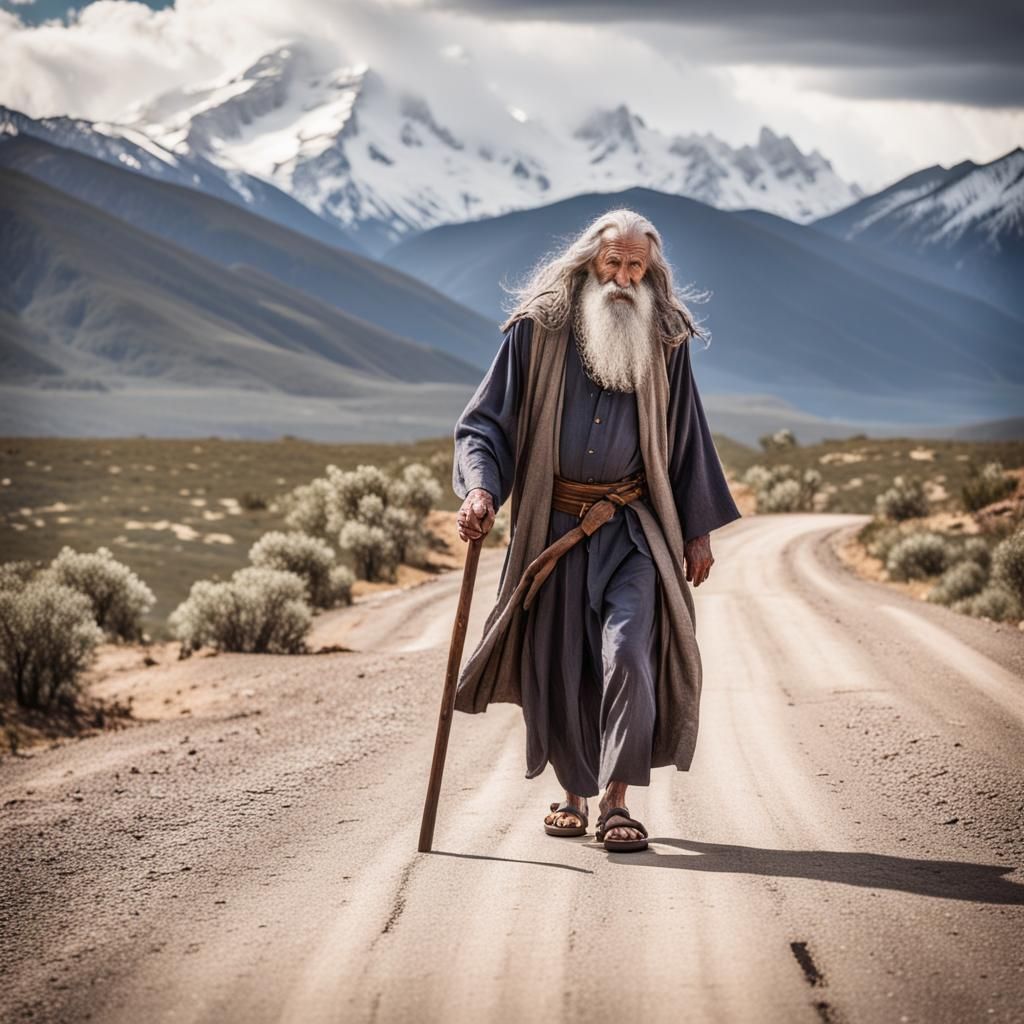 The pilgrim - AI Generated Artwork - NightCafe Creator