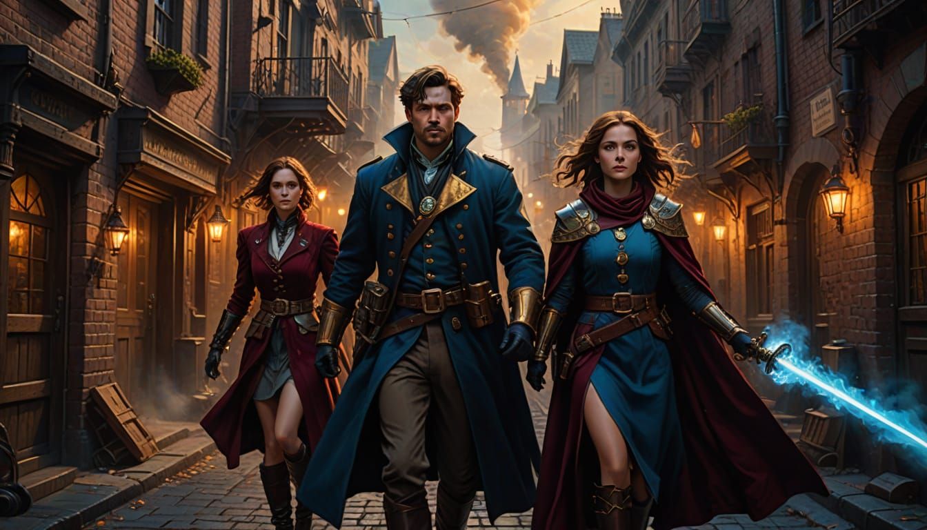 Detectives from the Knight Order of the Phoenix! - Steampunk World