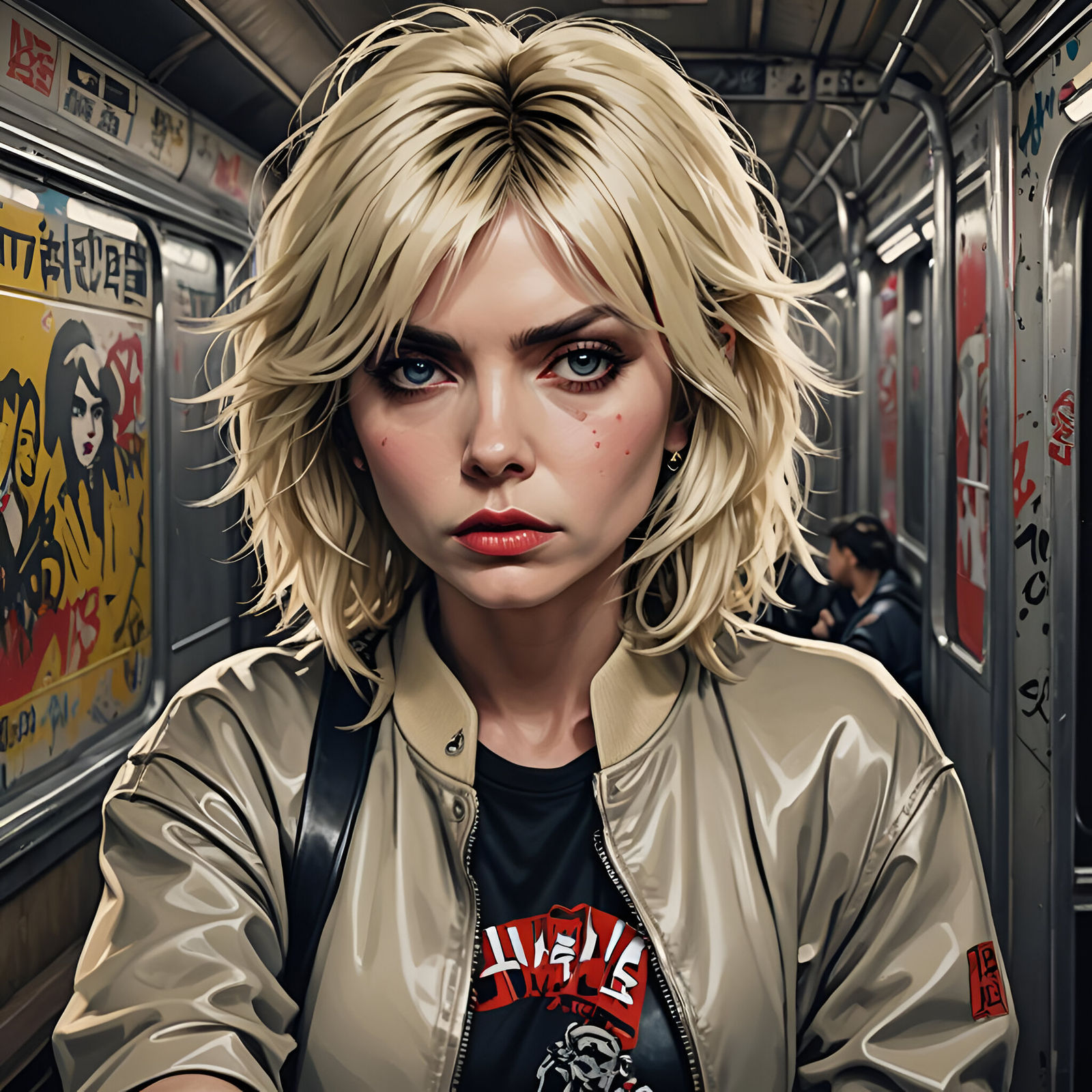 Debbie Harry anime - AI Generated Artwork - NightCafe Creator