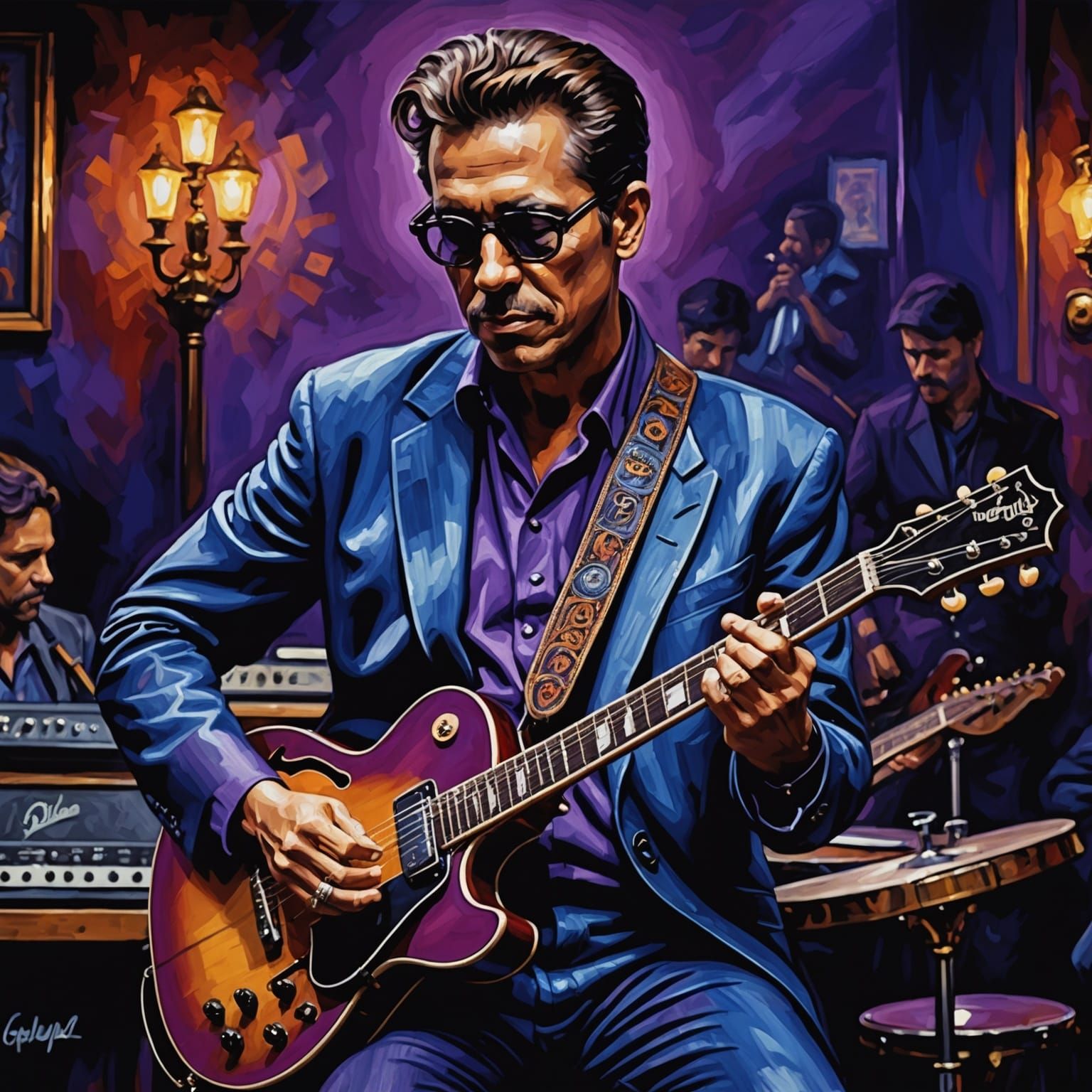 The Blues - AI Generated Artwork - NightCafe Creator