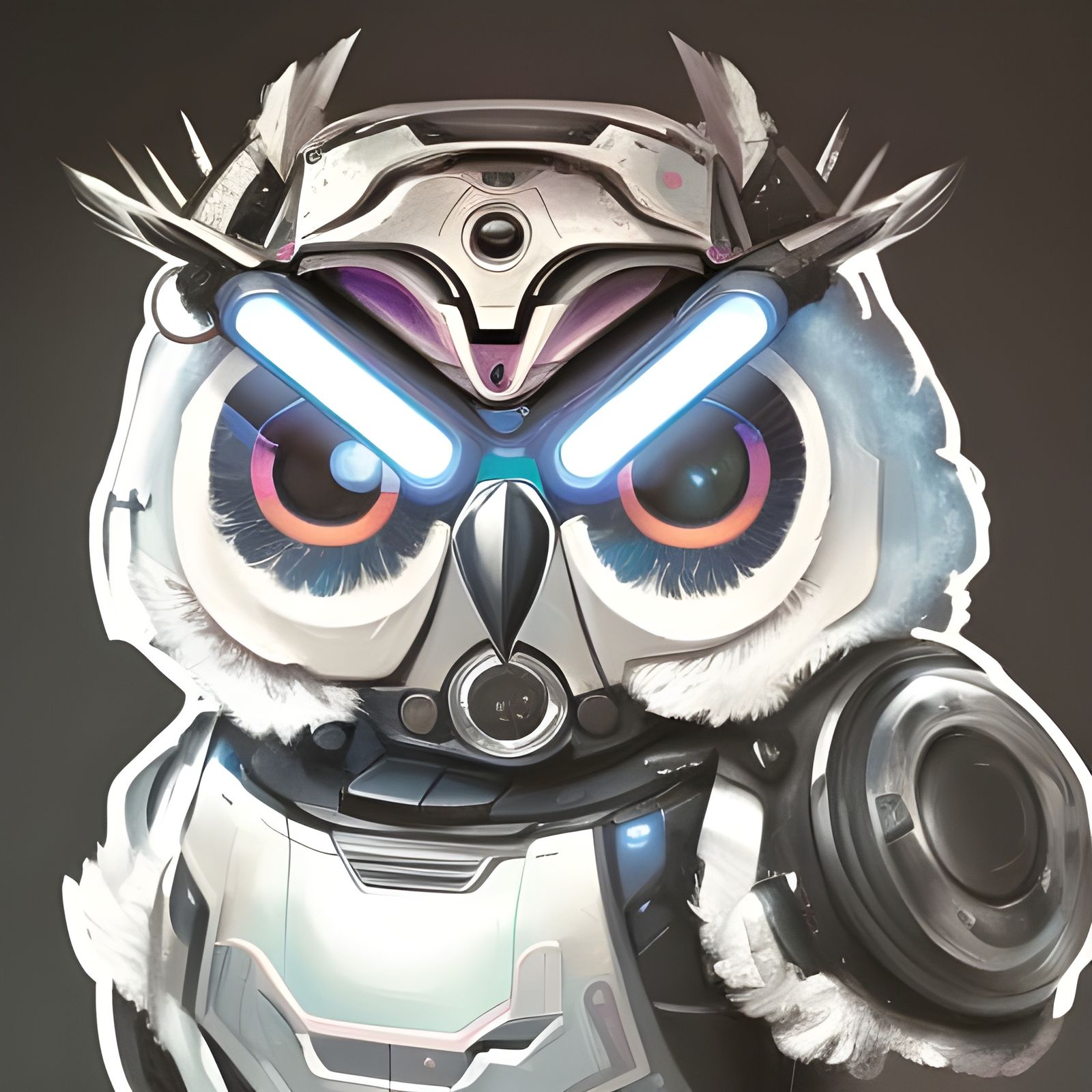 Robo Owl - AI Generated Artwork - NightCafe Creator