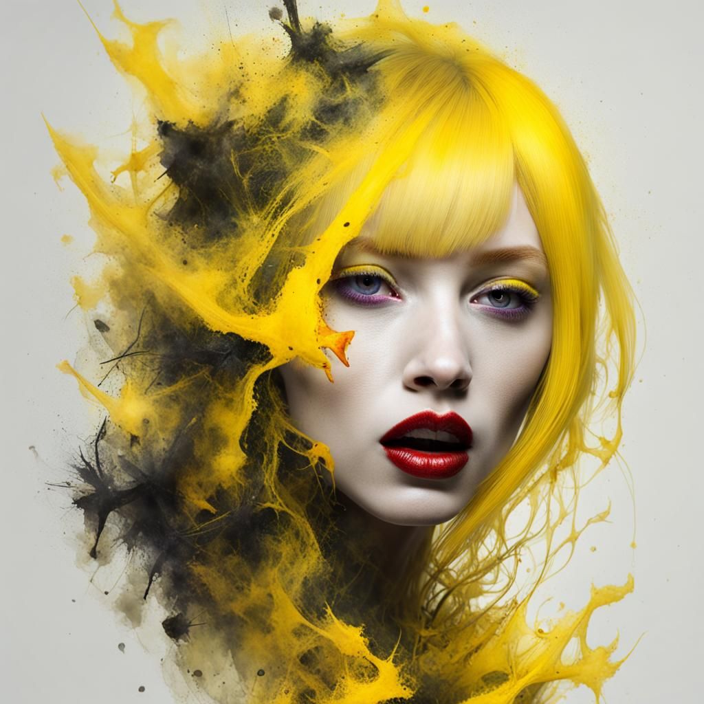 yellow beauty - AI Generated Artwork - NightCafe Creator