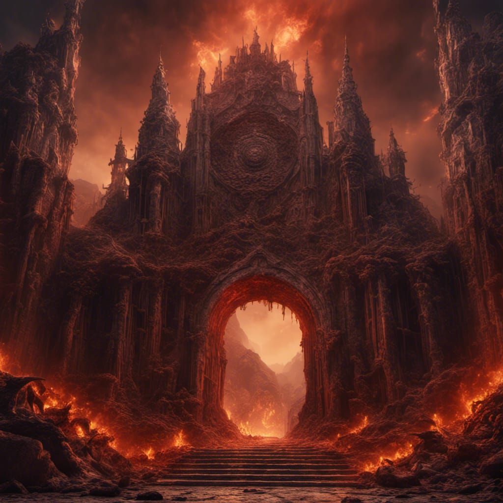 The entrance to Hell - AI Generated Artwork - NightCafe Creator