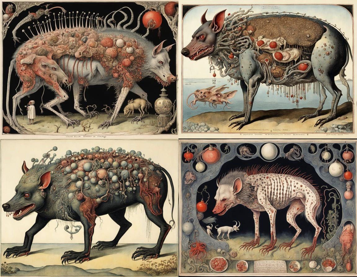 Mysterious Spanish Blubber Homunculus in Noctiluce... - AI Art